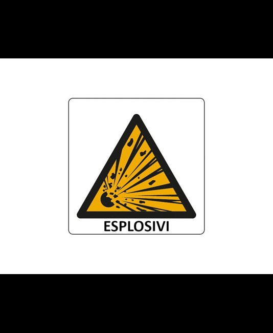 Cartello di pericolo 'esplosivi' - SEG E400301