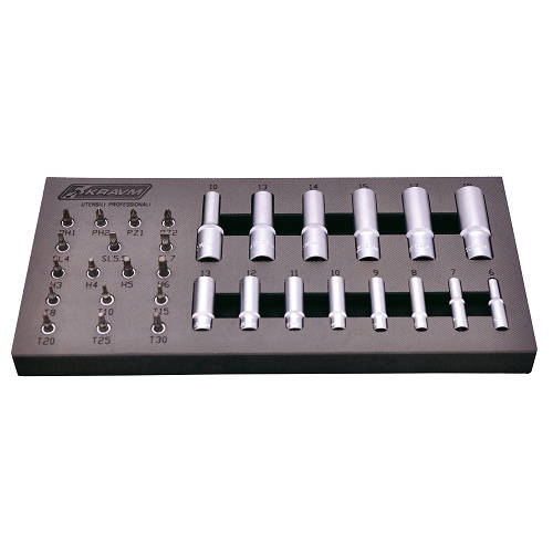 Set bussole superlock con inserti 31 pezzi Kravm - STL KRAE05942