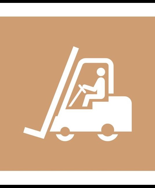 Dima in Cartone Rinforzato Simbolo Muletto - SEG NC805