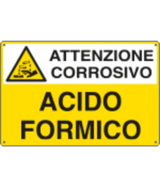 Cartello per sostanze pericolose 'attenzione corrosivo ... - SEG E2786 Cartello per sostanze pericolose 'attenzione corrosivo ... - SEG E2786